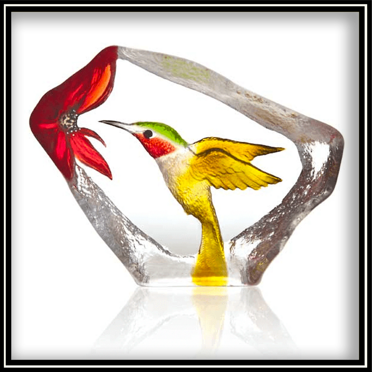 Crystal Hummingbird - Painted – Alaska Best Shopping
