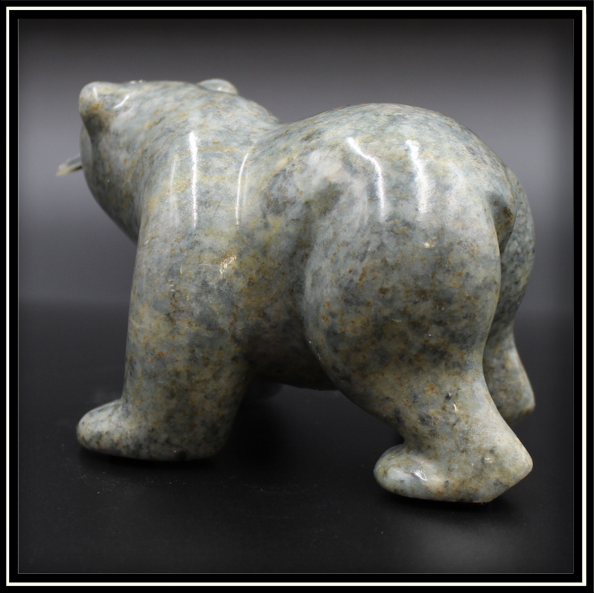 Soapstone Bear Carving – Alaska Best Shopping