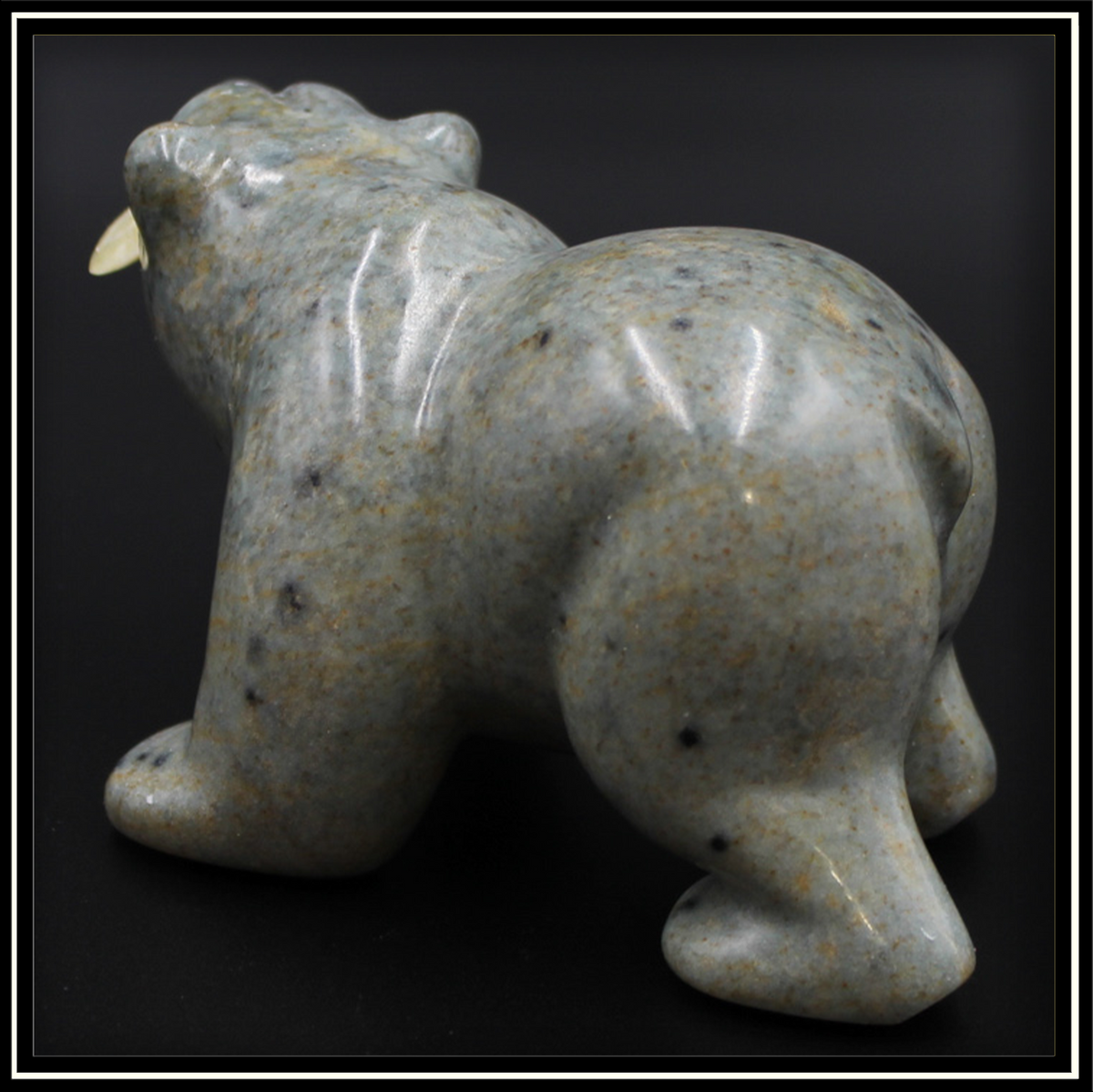 Soapstone Bear Carving – Alaska Best Shopping