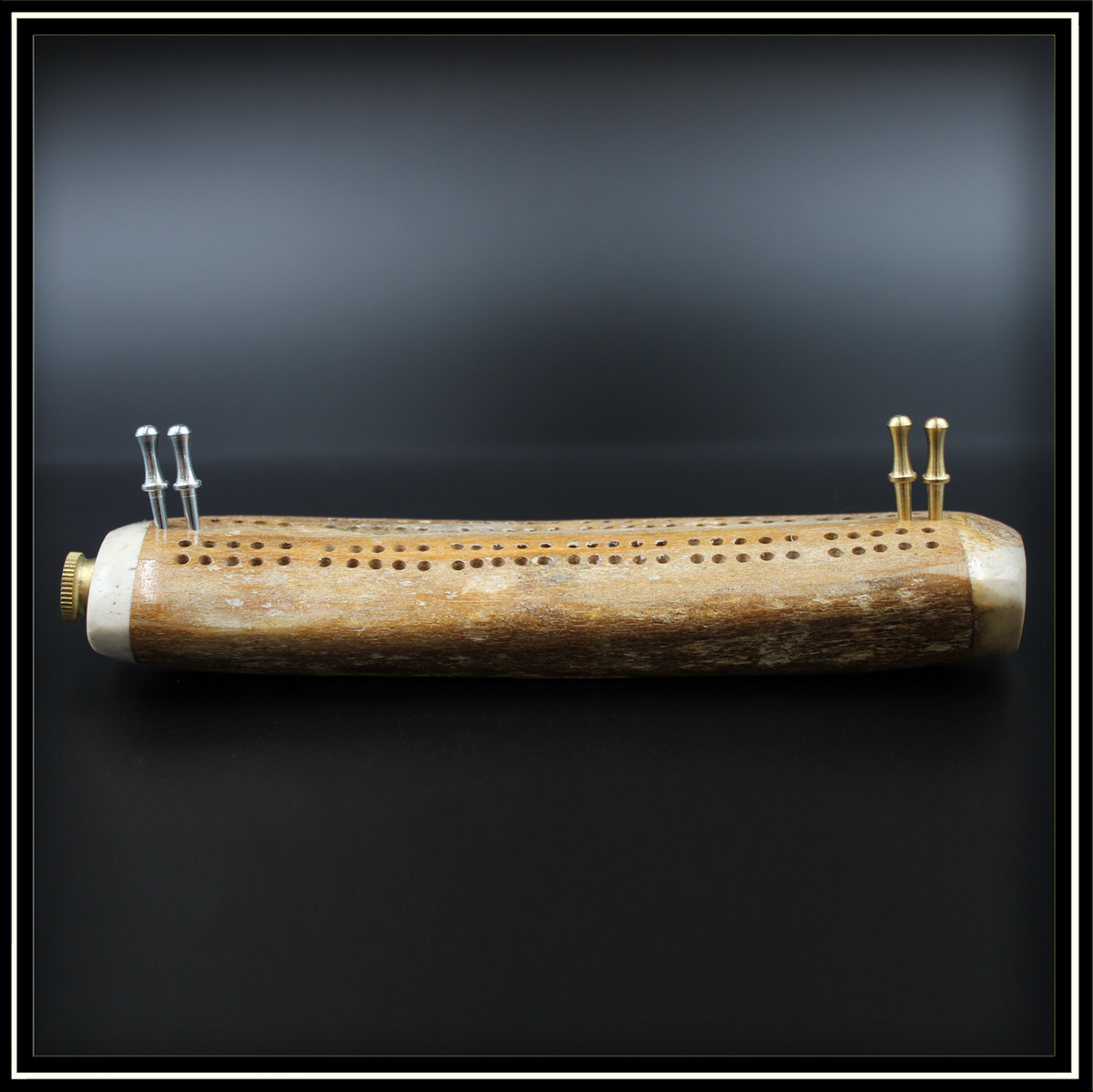 Whale Rib Bone Cribbage Board – Alaska Best Shopping