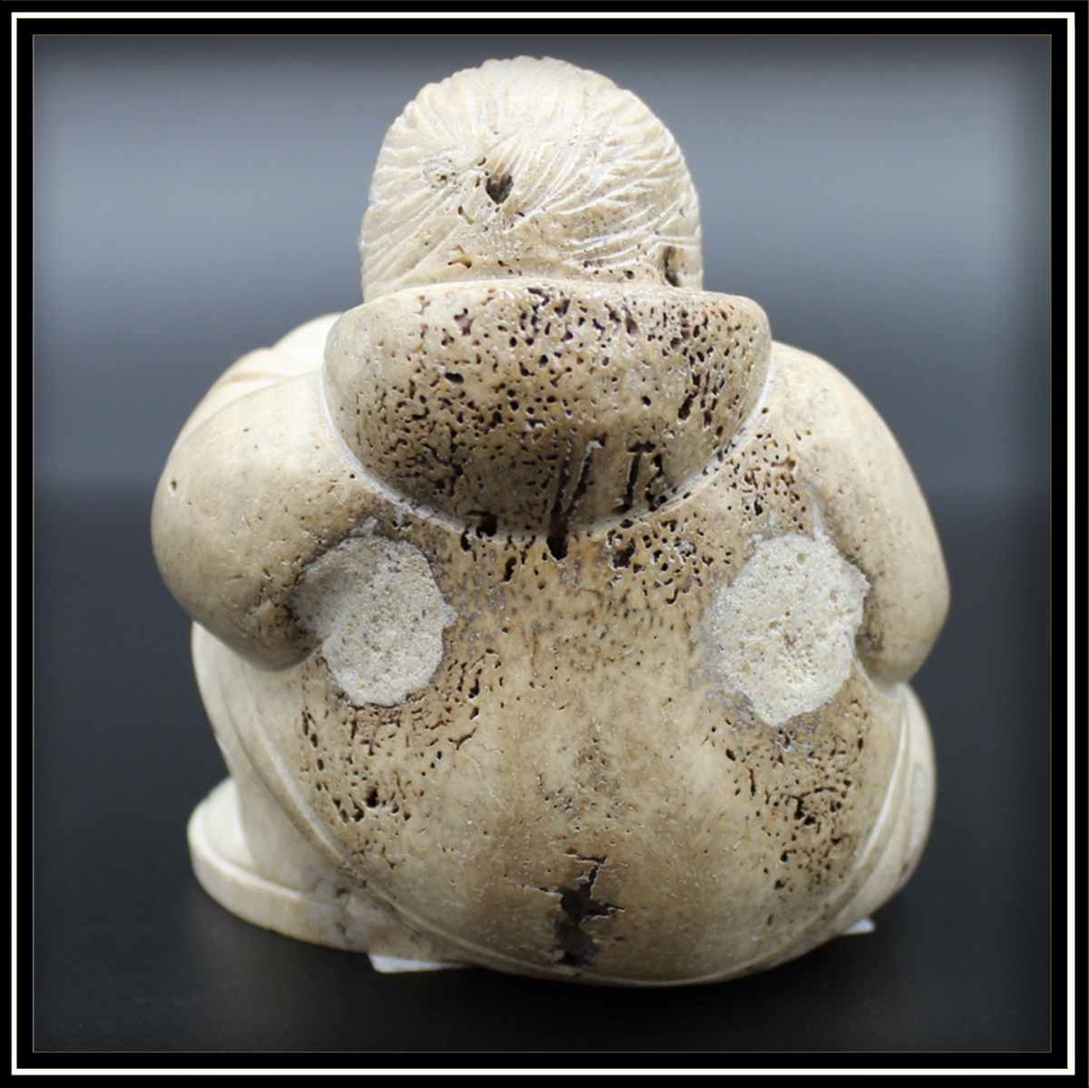 Man Sitting Carving Mask – Alaska Best Shopping