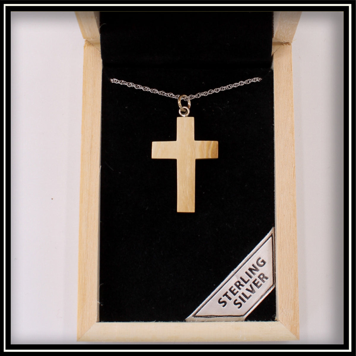 Mammoth Ivory Cross Necklace - 25mm – Alaska Best Shopping