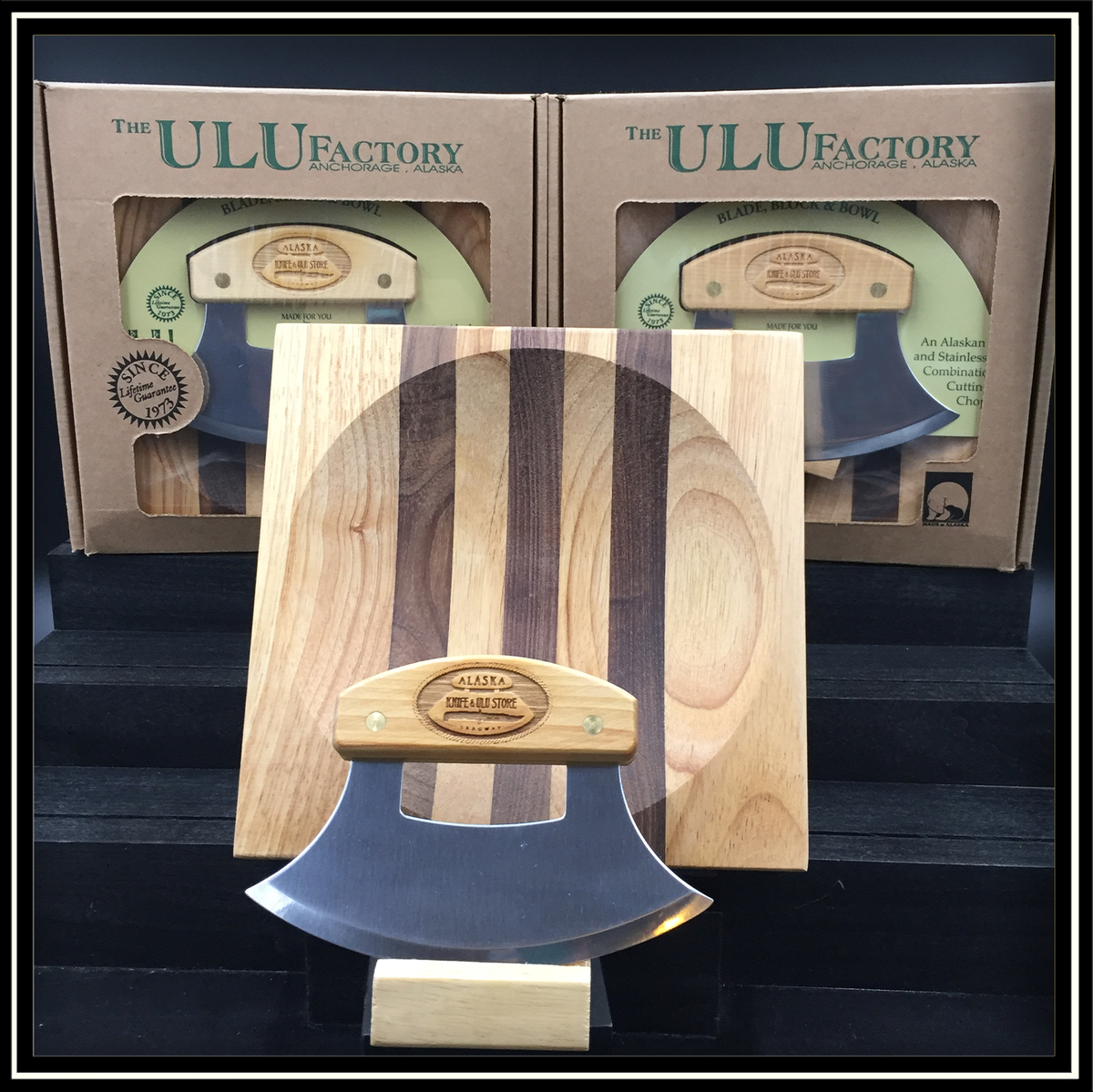 Ulu Block & Bowl Set – Alaska Best Shopping