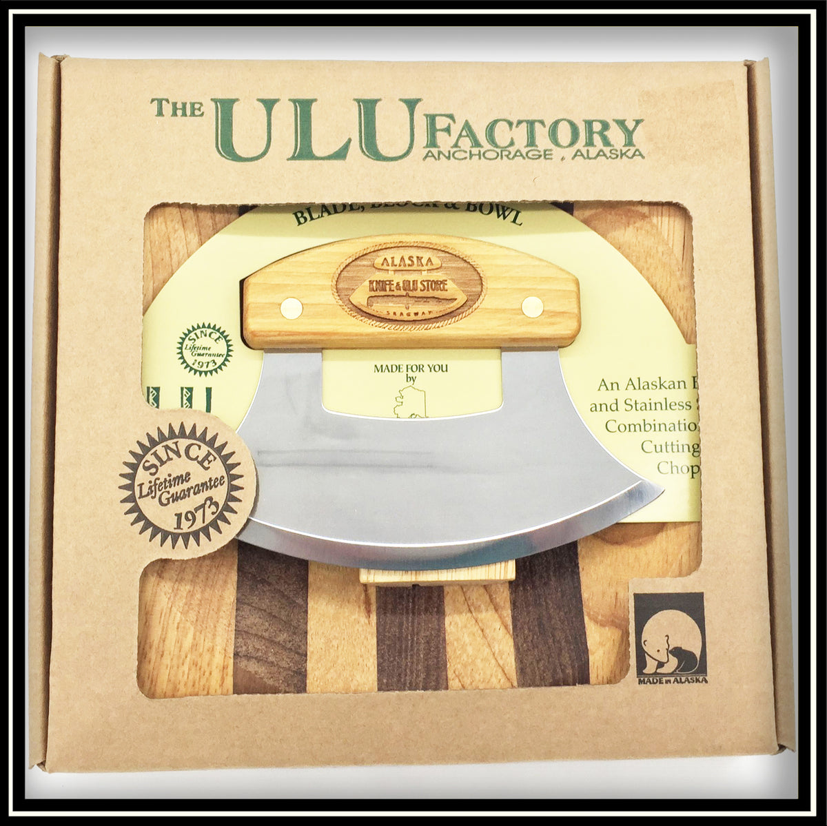 Ulu Block & Bowl Set – Alaska Best Shopping